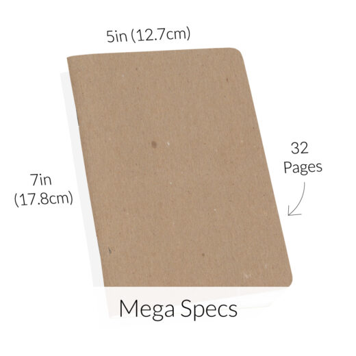 Custom 5x7 Notebooks by Scout Books | 100% Recycled Notebooks